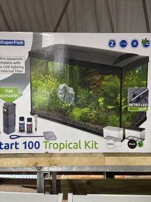 superfish start 100 Tropical Or Cold water Aquarium Full Set Up ,heater ...