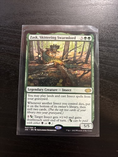 MTG Zask, Skittering Swarmlord - Jumpstart 2022 #047 | eBay