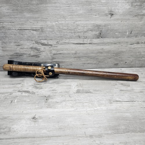 Vintage Police Night Stick Baton W/Holster 26" Collectors Item Only | eBay