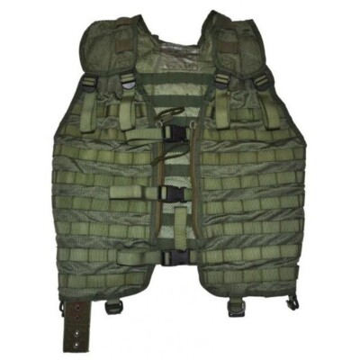Dutch Military Issue OD Green Tactical Modular Vest Size Large Mesh ...