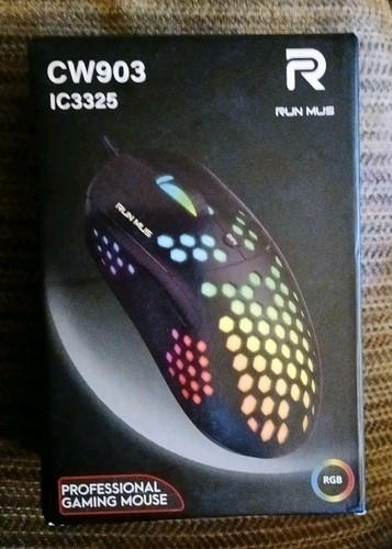 Run Mus CW903 Pro Gaming Mouse with RGB | eBay