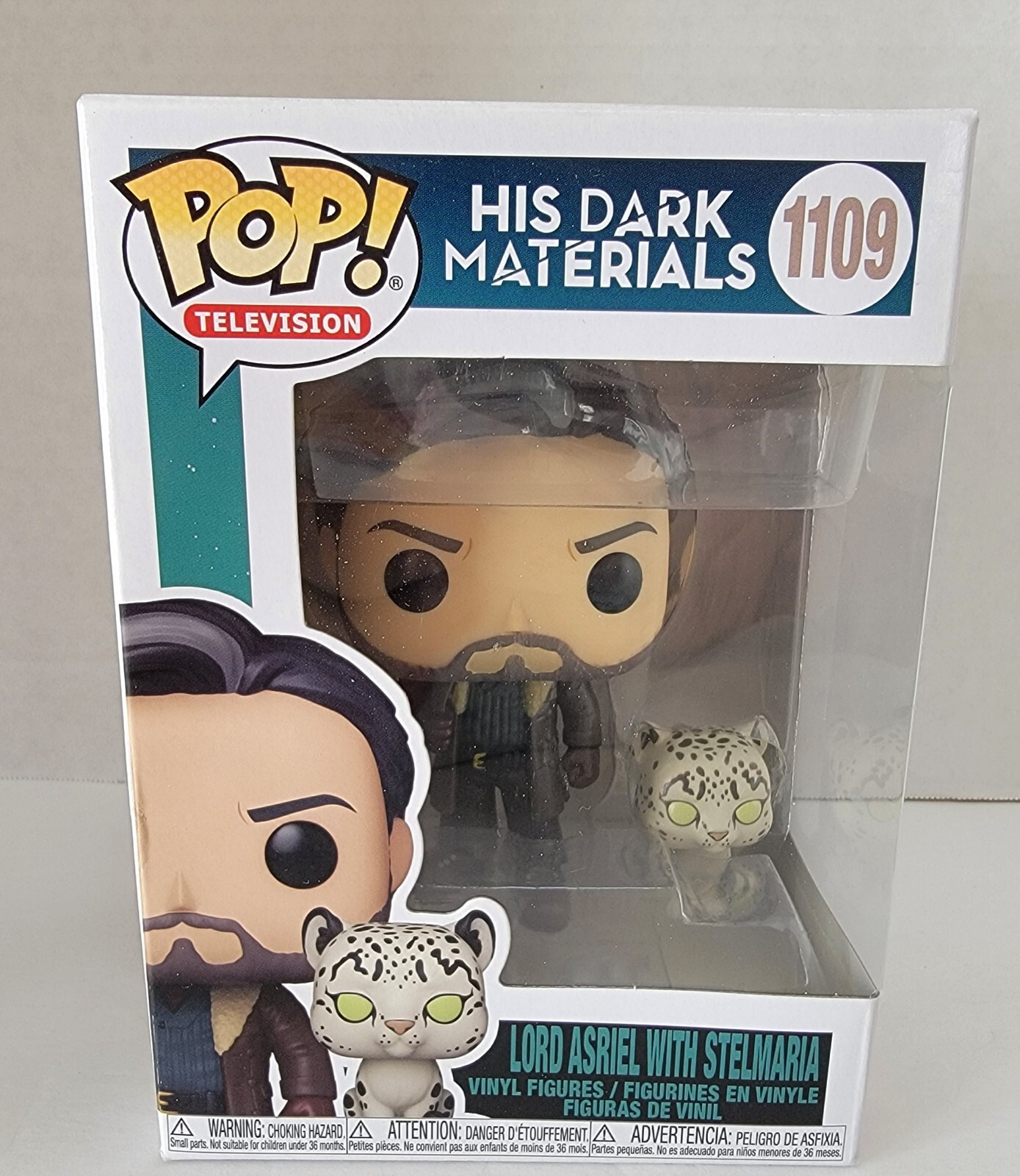 Funko Pop! Television~ #1109~ His Dark Materials~ Lord Asriel w ...