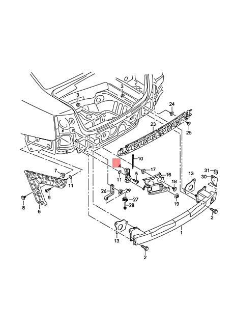 Genuine AUDI A6 Avant S6 quattro A6L 4GC 4GD 4XL guide section ...
