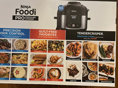 Ninja FD 302 Foodi 11-in-1 Pro 6.5qt Pressure Cooker & Air Fryer Silver ...