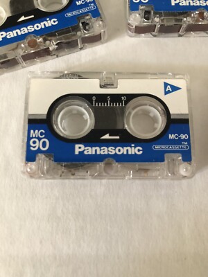 5 PANASONIC MC90 MICRO CASSETTE AUDIO TAPE (PREOWNED NO BOX /CASES) | eBay