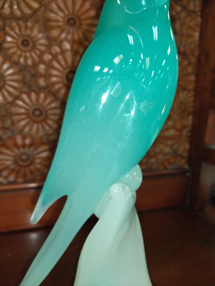 Signed MCM Archimede Seguso Murano Italy Parrot 10" Glass Bird | eBay