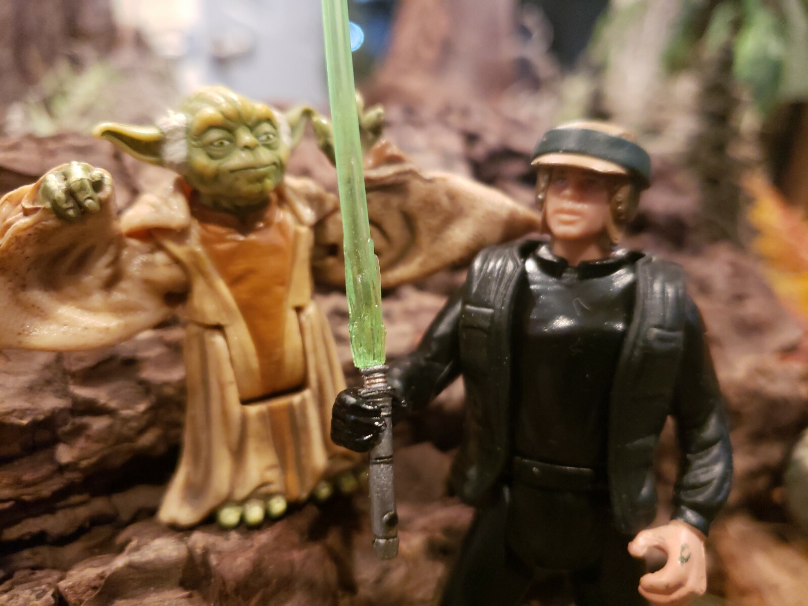 Star Wars POTF Yoda/Luke Skywalker (Endor) ROTJ | eBay