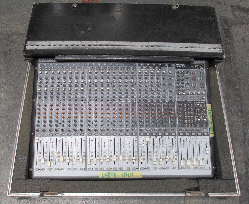 Mackie Onyx 24.4 Live Sound Mixer 24-channel Mixing Console 24-4 w ...
