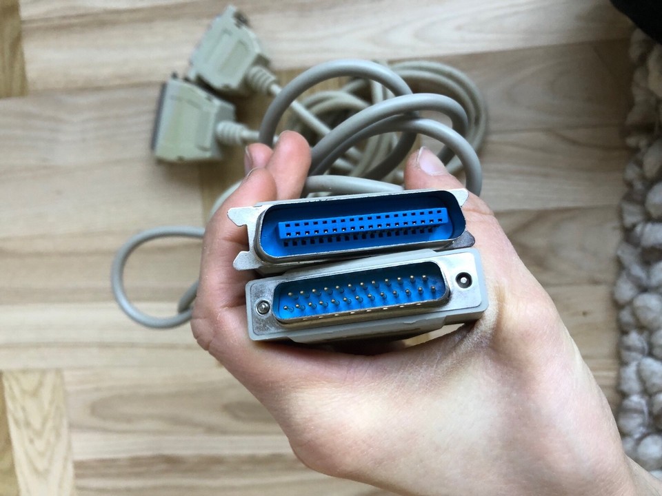 Parallel Port Printer, Port Cable Vintage Old Computer Cable Gembird | eBay
