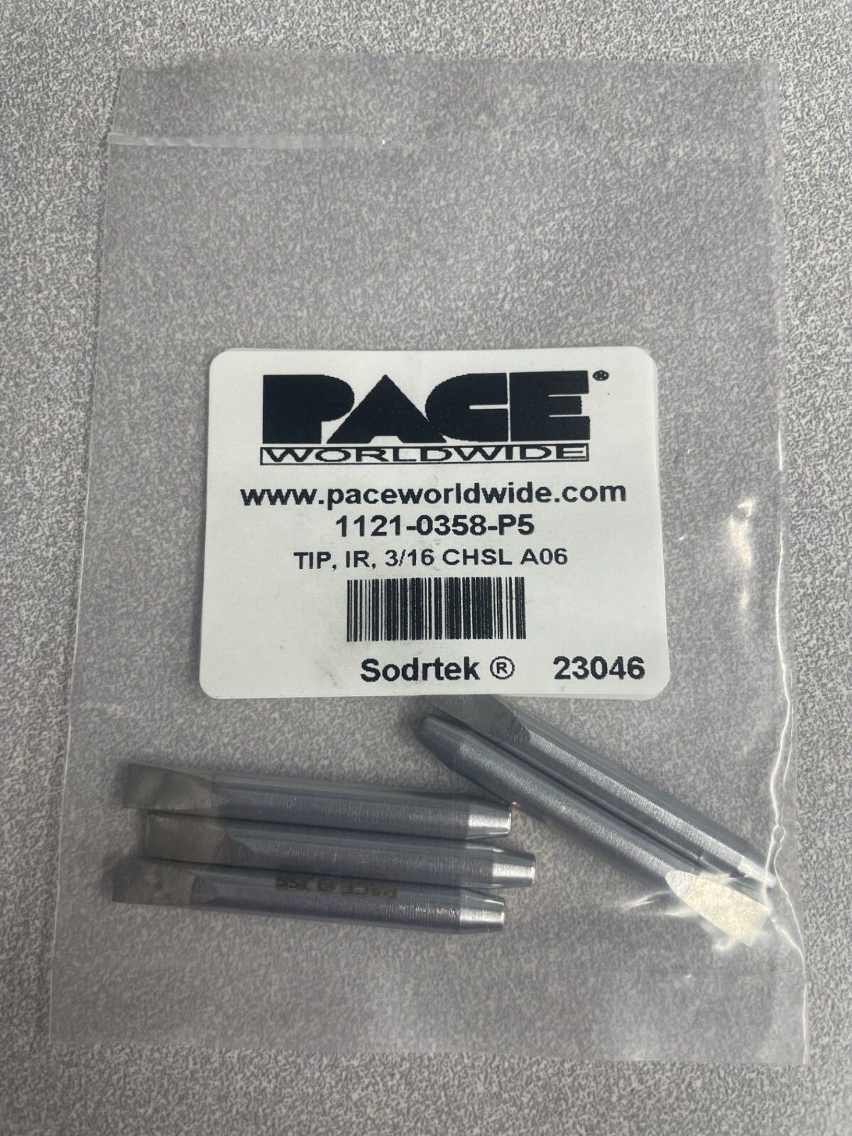 Pace Soldering Tip Chisel 0.188in. Pk5 1121-0358-p5 for sale online | eBay