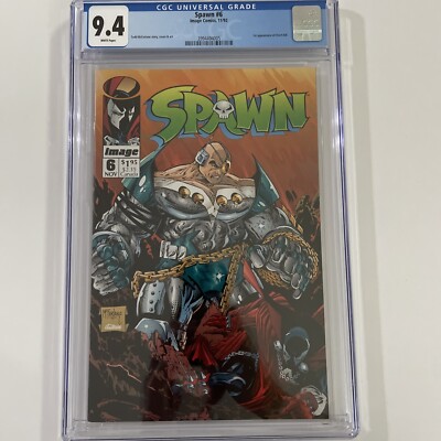 1992 Spawn #6 White Pages Image Todd McFarlane 1st app of Overt-Kill ...