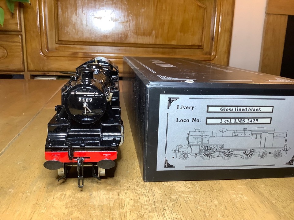 Ace Trains O Gauge E8 2 or 3 Rail LMS Black 2-6-4 Stanier 4P Tank Loco ...