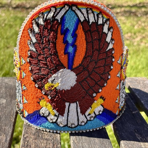 Native American Beadwork Plains Tribe Handmade 3pc Collection Original ...
