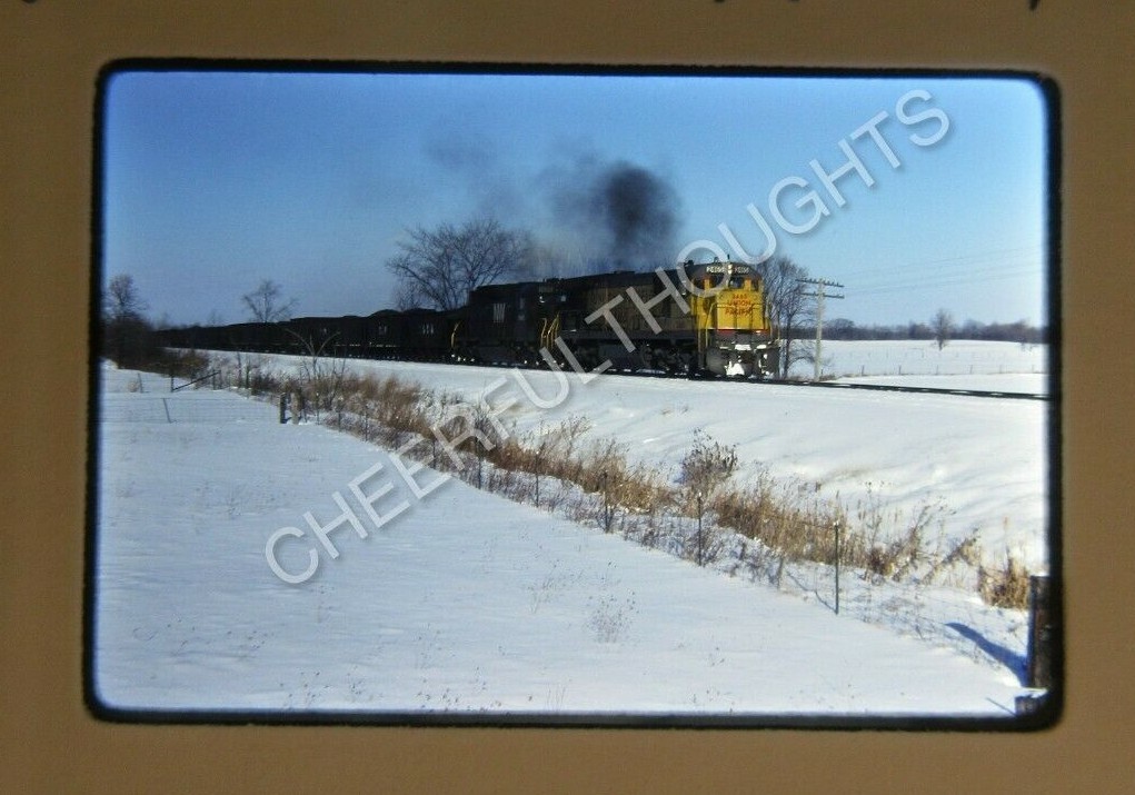 Original '81 Kodachrome Slide UP Union Pacific 2465 NW 1640 Coal action 28D55 | eBay