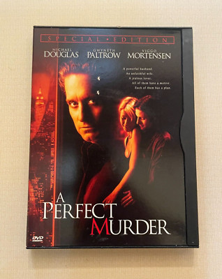 A Perfect Murder DVD 1998 Michael Douglas Gwyneth Paltrow Erotic ...