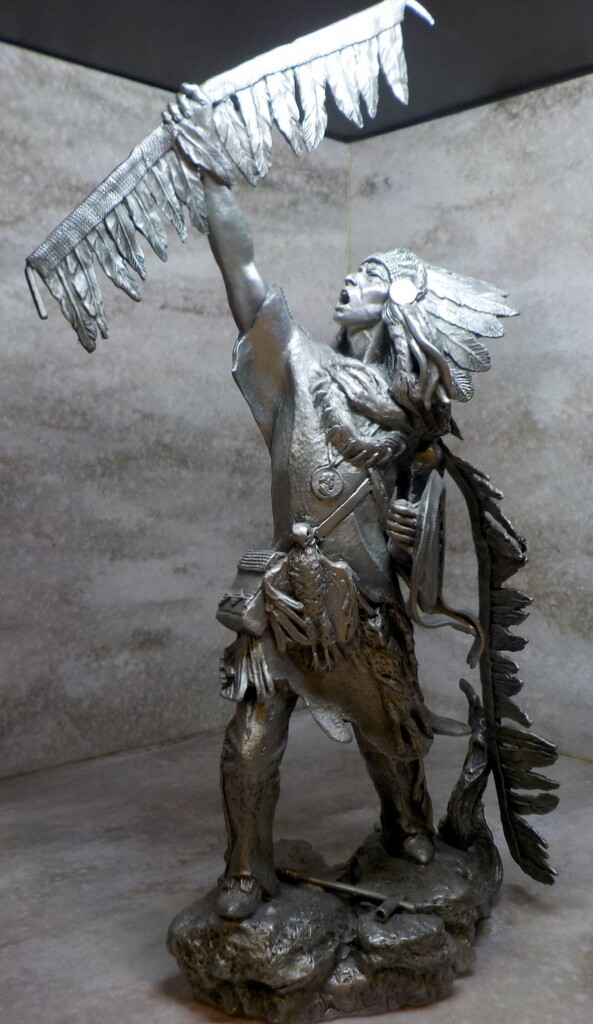 Jim Pinter Blackfoot Chief Pewter Sculpture | eBay