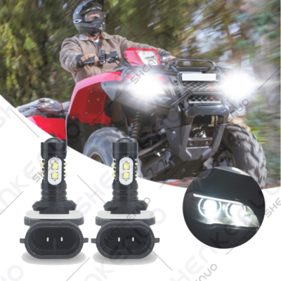 2PC 881 100W LED Light Bulbs For Polaris 4010253 Sportsman Two Pieces ...