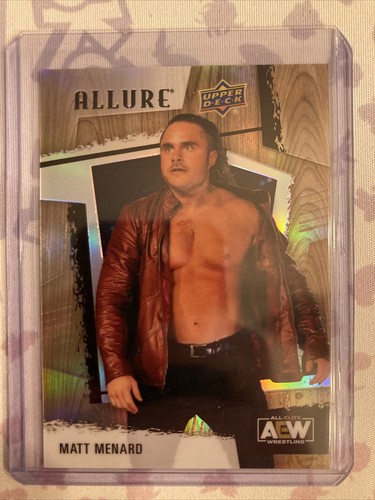 2022 Upper Deck AEW Allure Matt Menard Table Parallel #86 Wrestling | eBay