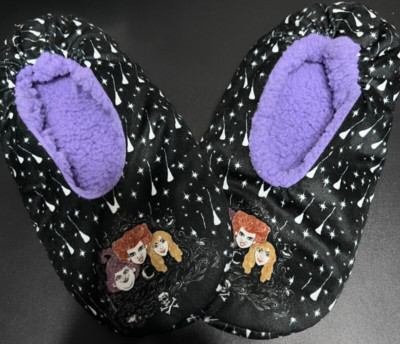 Snuggle Toes Disney Hocus Pocus Womens 4-10 Halloween Slipper Sock ...