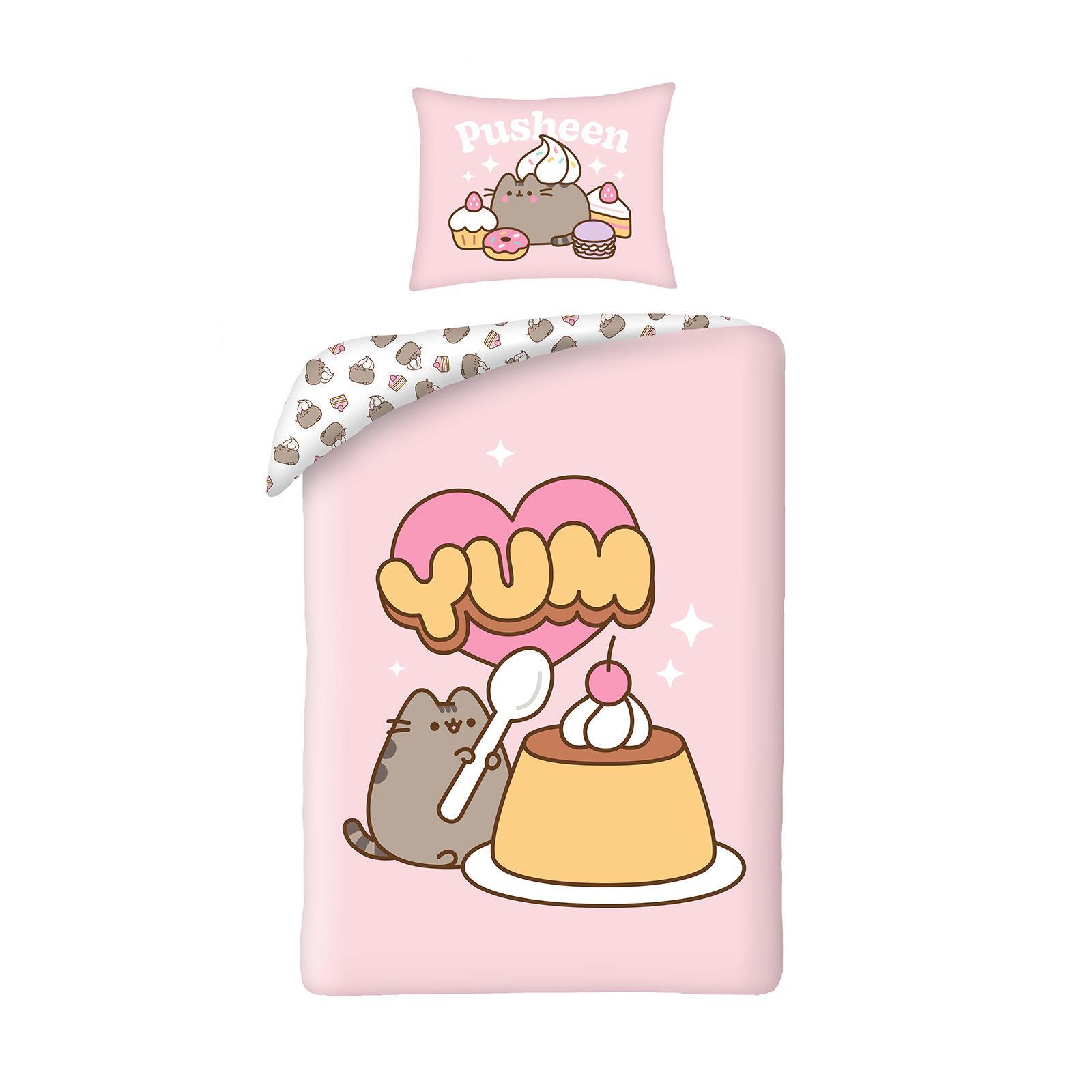 Pusheen Single Duvet Cover Set EU Size 100% Cotton Children's Cat ...