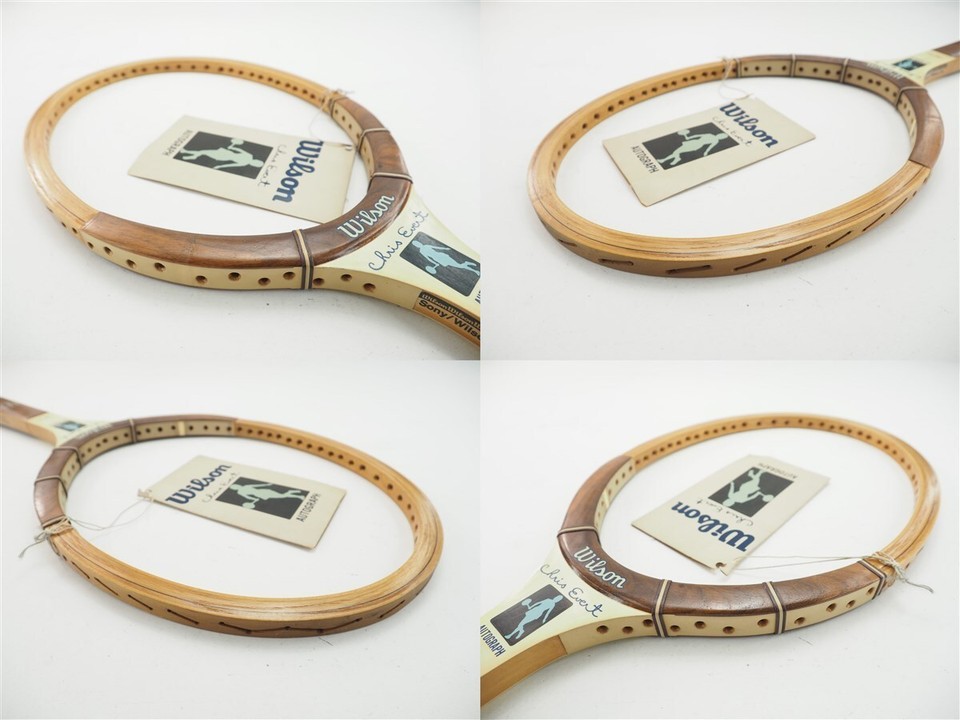 Used Tennis Racket Wilson Chris Evert Autograph (L3)WILSON Chris Evert ...