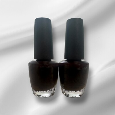 2x OPI Nail Color Polish NL W61 Shh...It's Top Secret! - Deep Espresso ...