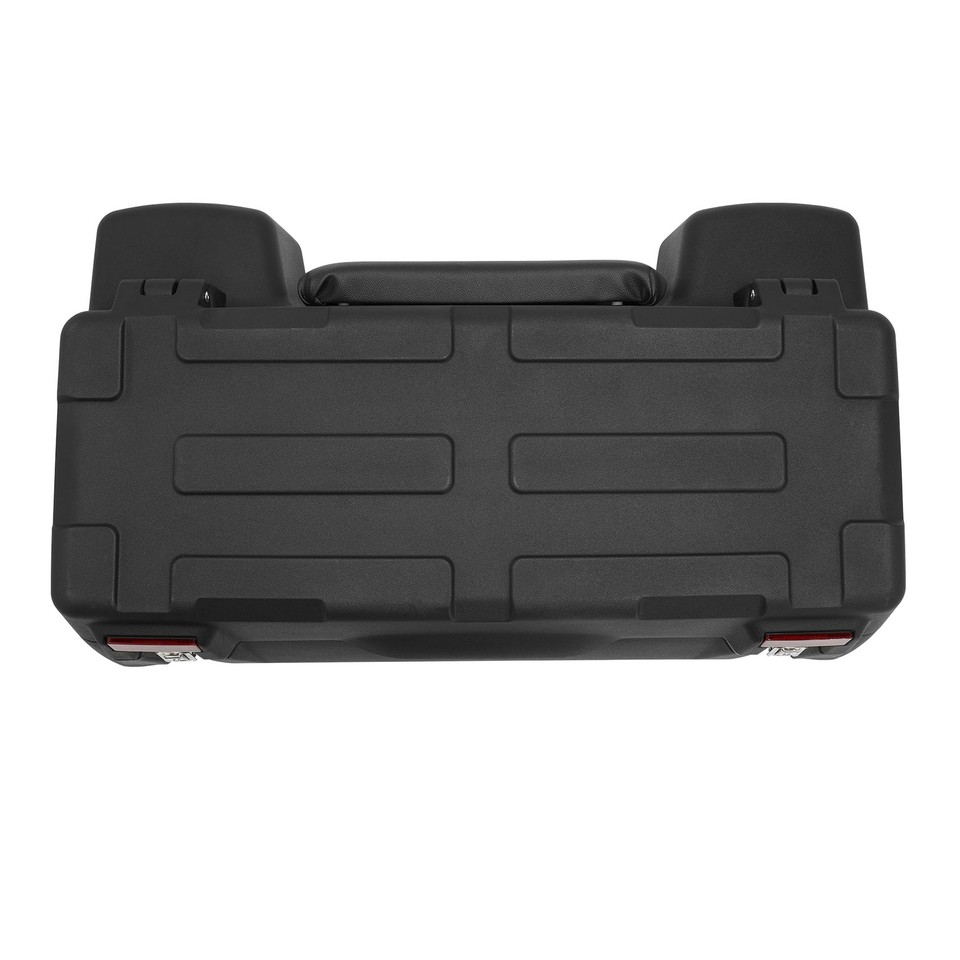 ATV Rear Passenger Backrest Pad Seat Rack Cargo Storage Helmet Trunk ...