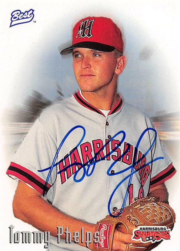 Tommy Phelps autographed Baseball Card (Minor League) 1996 Best ...