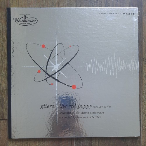 RARE Westminster Gliere The Red Poppy Ballet Suite Record 12" LP W-LAB ...