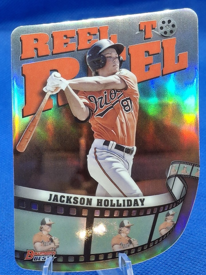 2023 Bowman's Best Reel To Reel Die-Cut Jackson Holliday #RR-8 | eBay