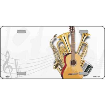 Musical Instruments Offset Metal Novelty License Plate Tag LP-2331 | eBay