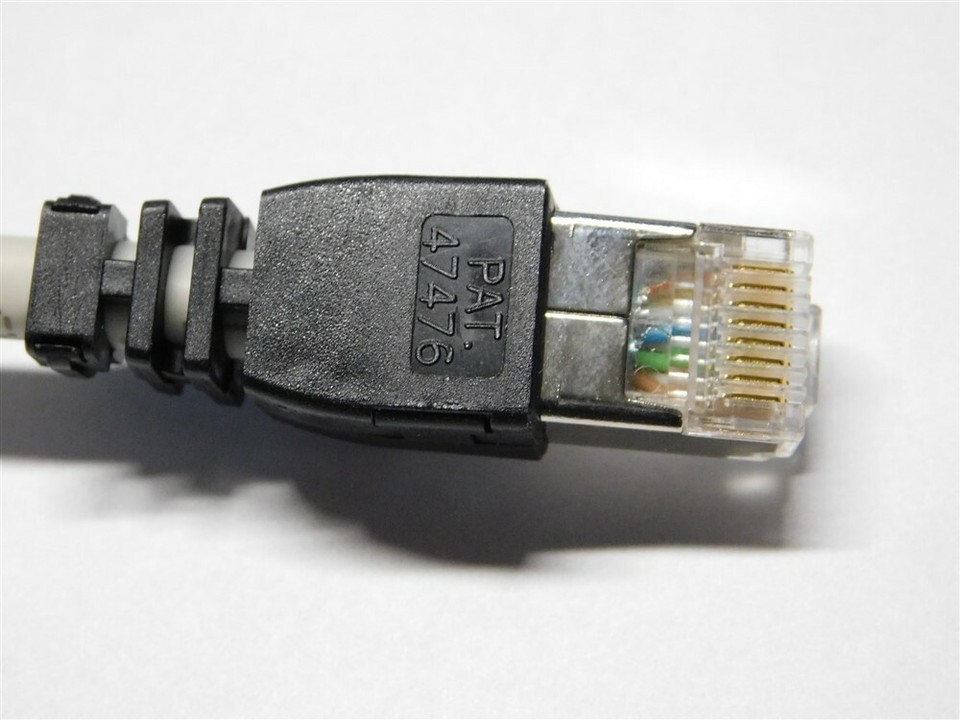 Meritec 98141ETR342-018 VPX-RJ45 Plug 2SKT 1LN 18" Even Thin Pipe Cable ...