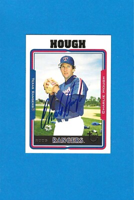 1995 Topps Charlie Hough Texas Rangers Auto On Card Signed Autograph | eBay