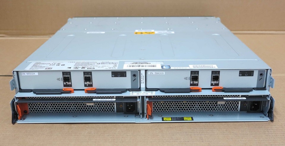 IBM Storwize V5000 Gen2 2078-24F 24x 600GB 15K HDD Expansion Array 2x ...