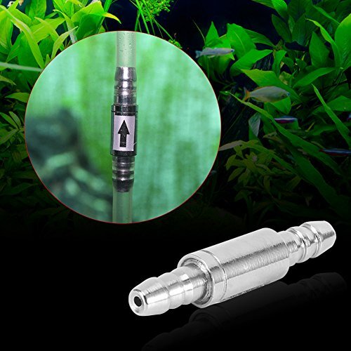 One Way Stainless Steel Check Valve Aquarium Air Pump Check Valves for ...