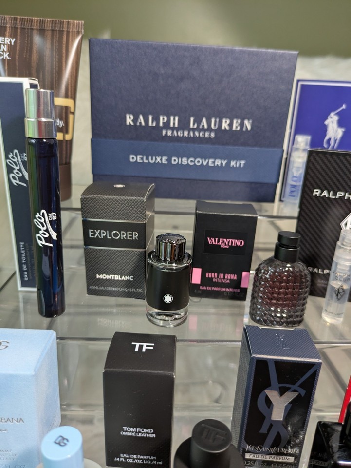 MENS LUXURY COLOGNE MINIS YSL Y TOM FORD OMBRE, D&G, VALENTINO ...