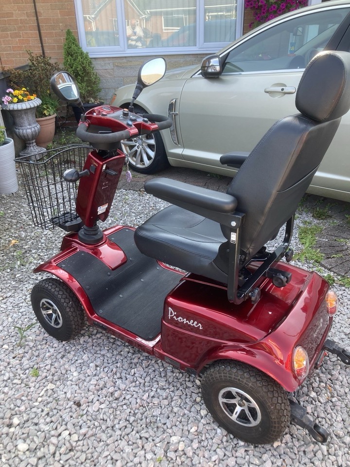 Rascal Pioneer Electric Mobility Scooter, 8mph, Red with Charger and ...