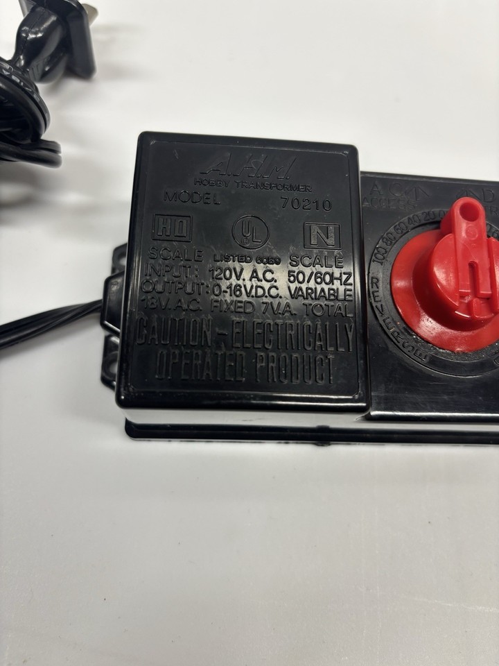 AHM Hobby Transformer Model 70210 HO Scale Train Control Power Pack | eBay