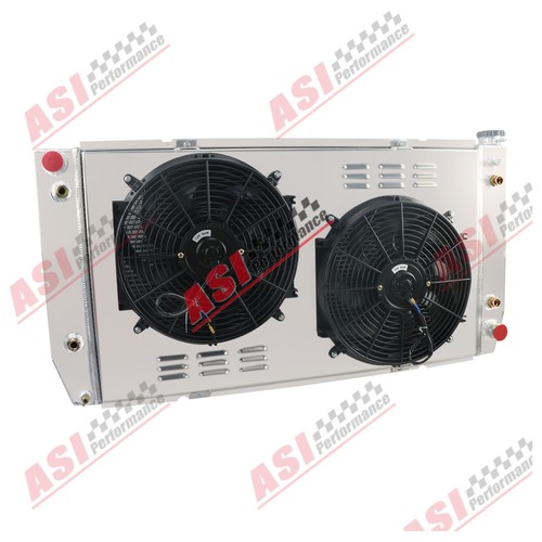 3 Rows Radiator Shroud Fan fit 1994-00,96 Chevy&GMC C/K 1500 2500 3500 ...