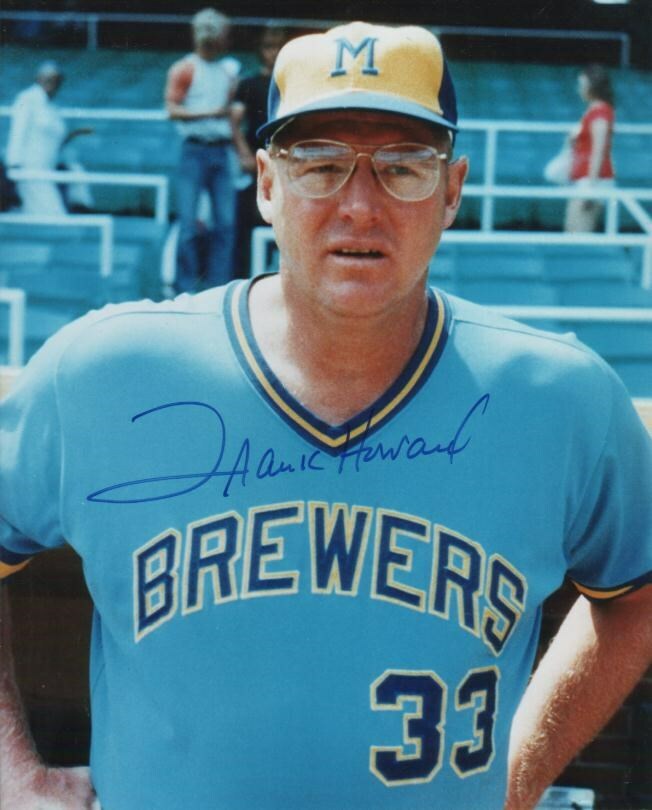 Frank Howard Autographed 8x10 Photo Milwaukee Brewers Legendary ...