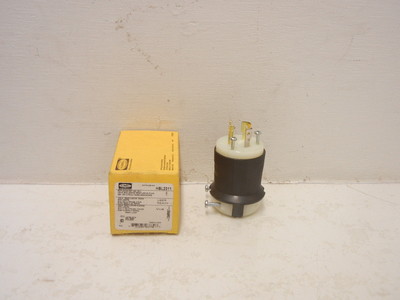 HUBBELL HBL2311 NEW 20A 125V TWIST-LOCK PLUG 2P 3W GROUNDING HBL2311 | eBay
