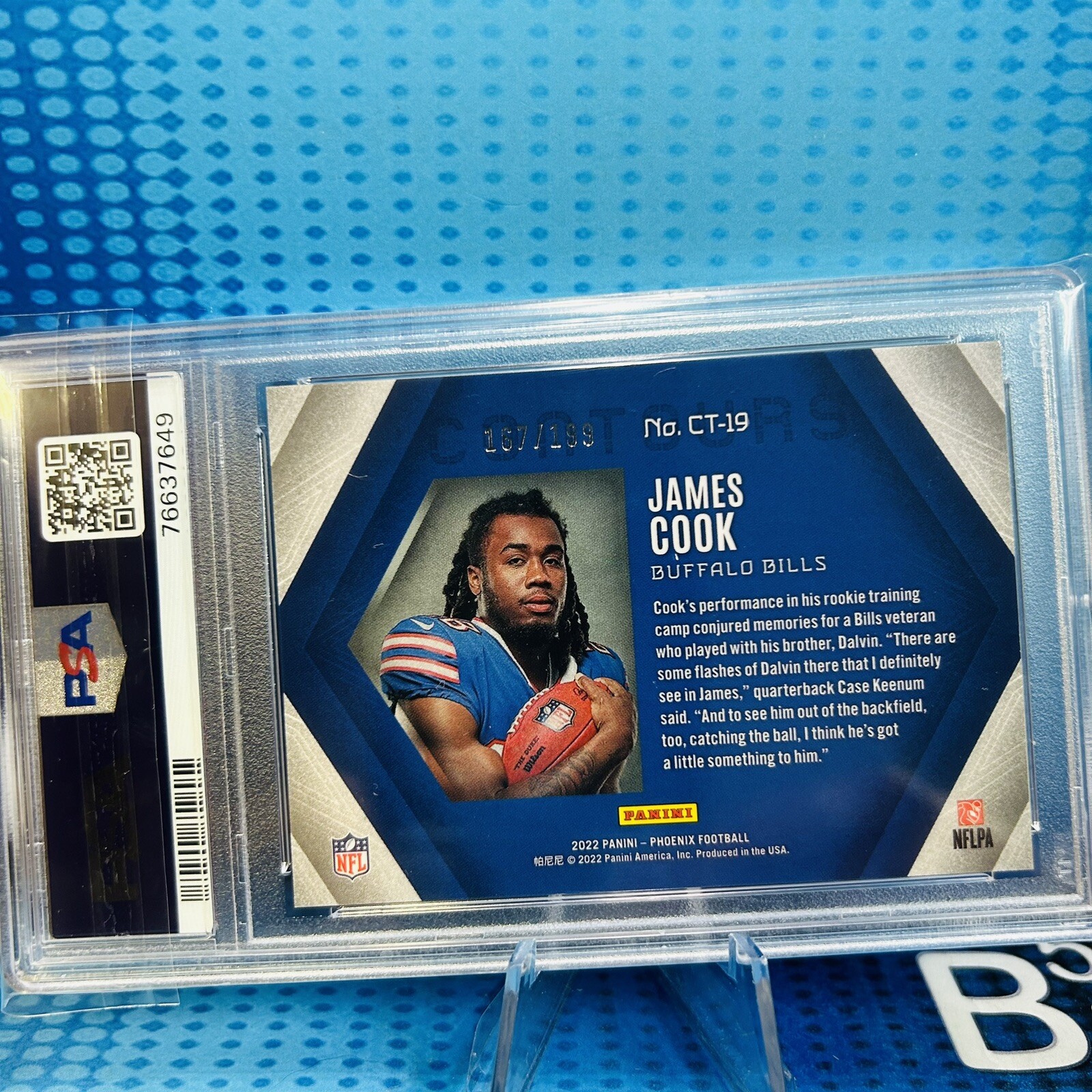 2022 Panini Phoenix - Contours Red #CT-19 James Cook /199 (RC) for sale ...