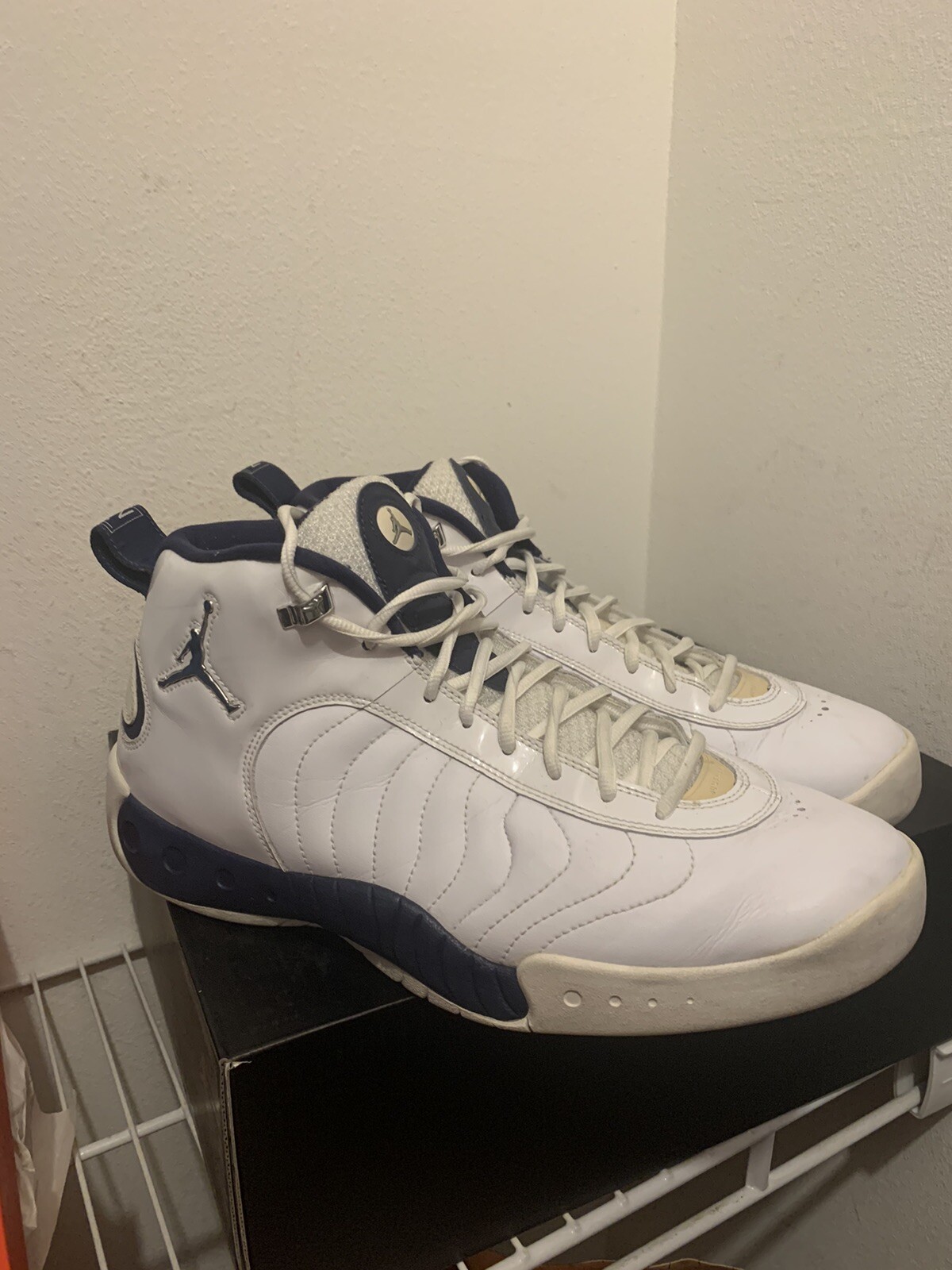 Men’s Air Jordan Jumpman Team Pro 331810-103 White Retro 2008 Size 14 ...