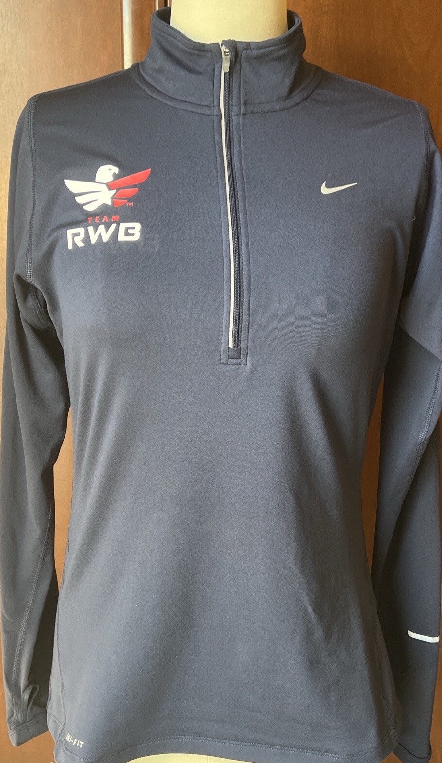 Team RWB Nike Element Quarter Zip Dry Fit Track Jacke… - Gem