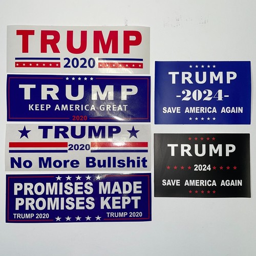 6 Pcs Donald Trump President Campaign Save America Again Decal Bumper ...
