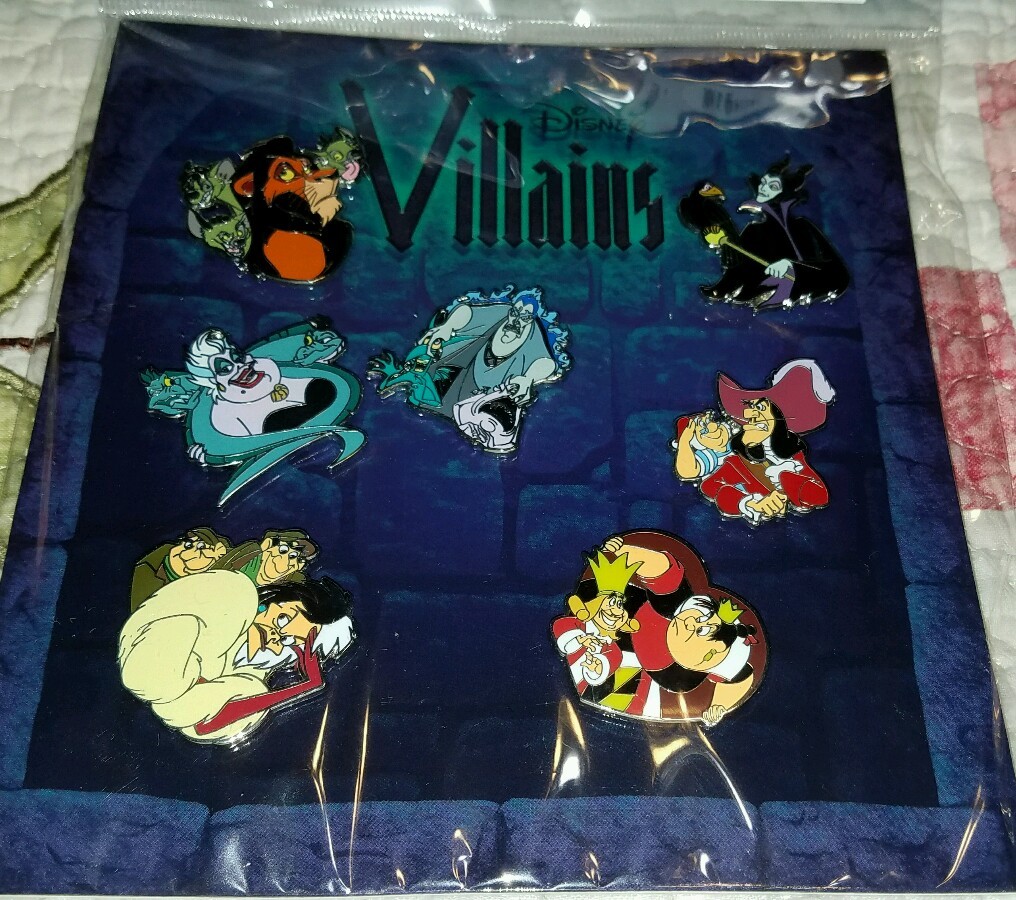 Disney Pins Villains Booster Set NEW FREE SHIPPING | eBay