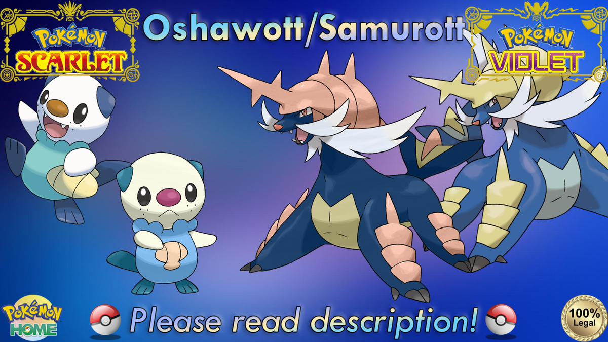 Pokemon Oshawott Evolution Pokemon Oshawott Dewott Samurott No.33