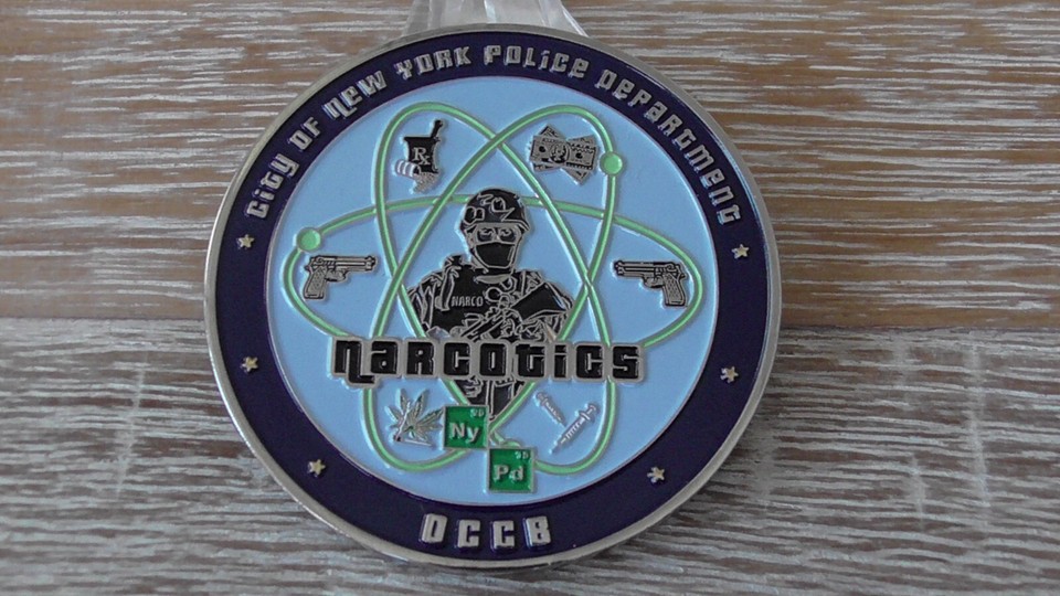 NYPD Narcotics OCCB Organized Crime Control Bureau Challenge Coin #679Y ...