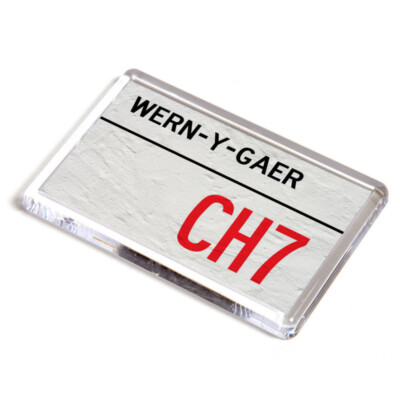 FRIDGE MAGNET - Wern-y-gaer CH7 - UK Postcode | eBay UK
