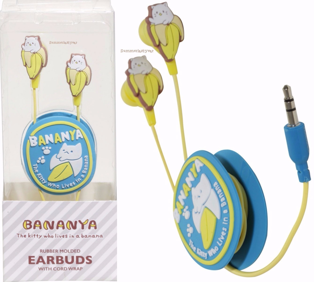 Licensed BANANYA Wrap Around Earbuds Brand New In Package | eBay